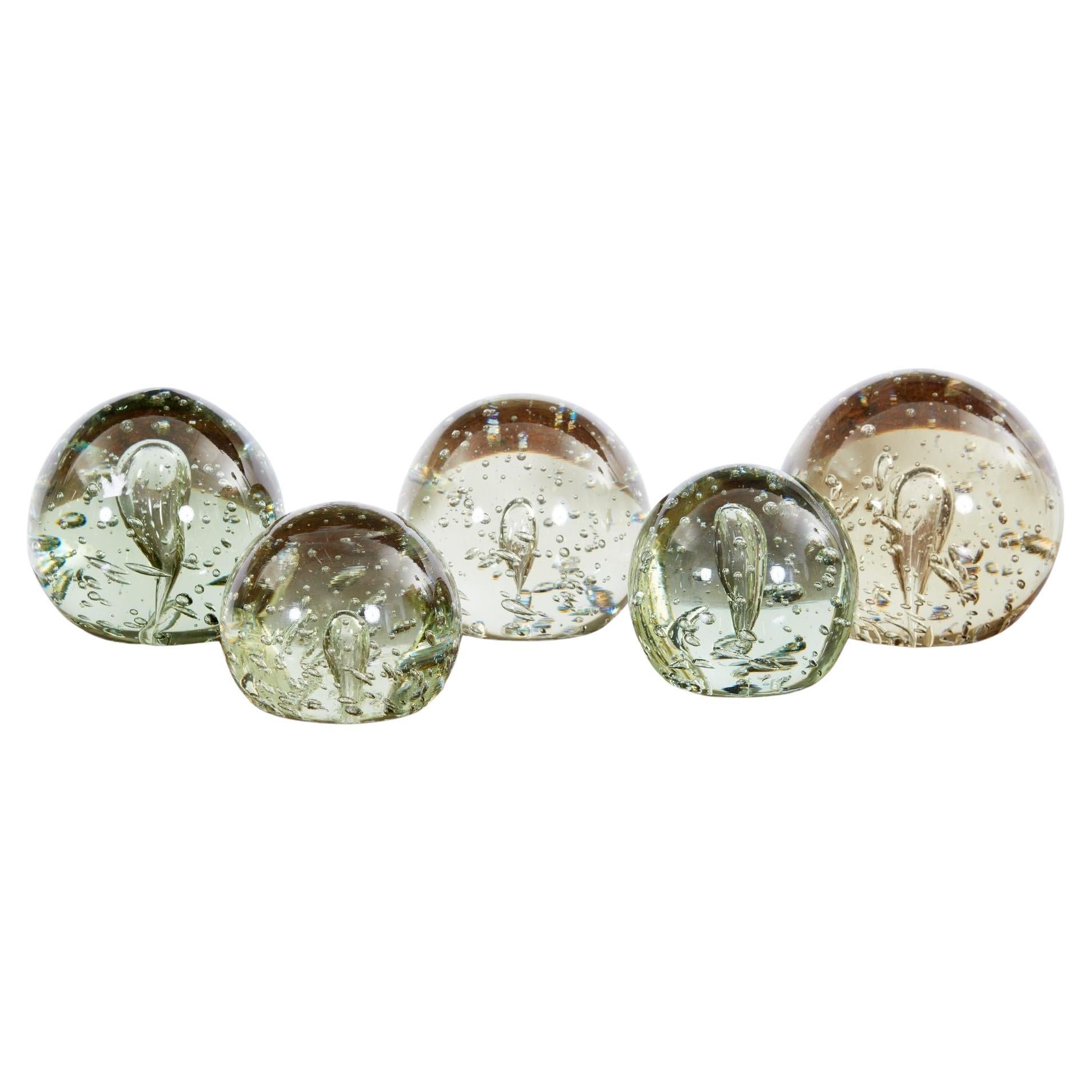 Collection of English Glass "Dump" Weights at 1stDibs