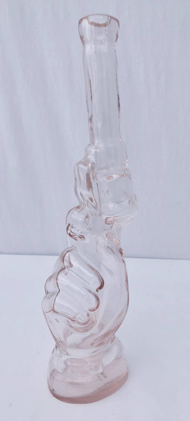 Collection of Figural Antique French Collectible Glass Bottles, Set of ...