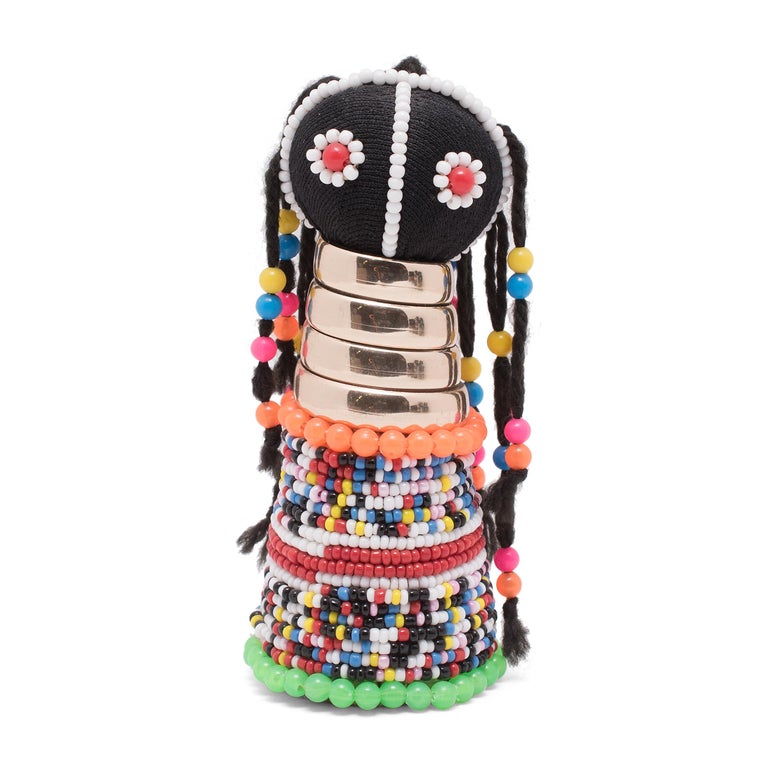 Collection of Five Petite Ndebele Toy Dolls at 1stDibs