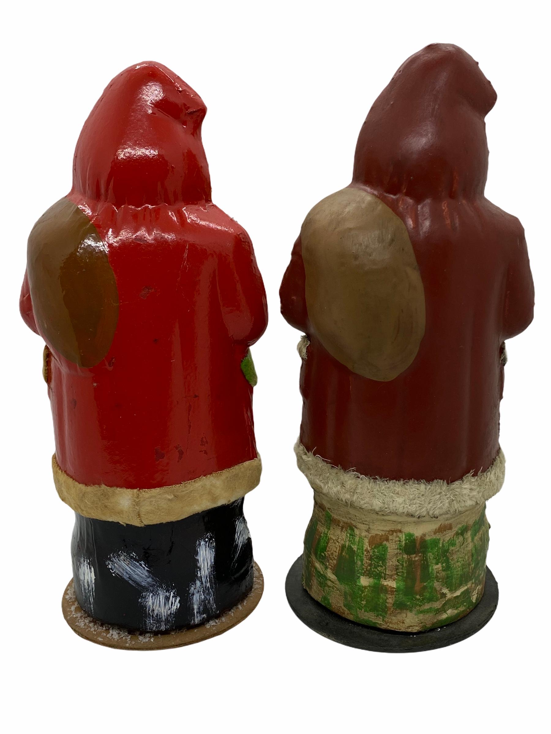 Collection of Five Santa Claus Belsnickle Candy Container German ...