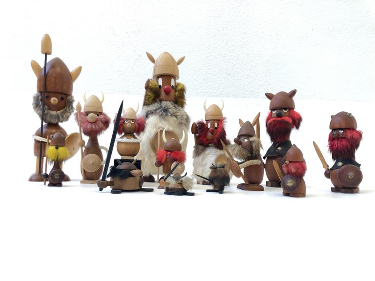 Collection of Fourteen Danish Vikings by Hans Bolling and Bojesen at ...