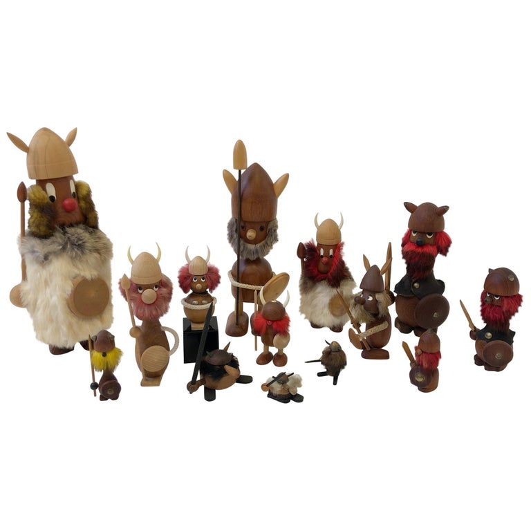 Collection of Fourteen Danish Vikings by Hans Bolling and Bojesen at ...