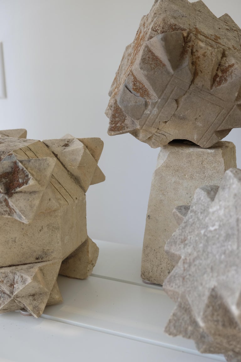 Collection of Hand Carved Witches Stones “Pierres de sorcières” at ...