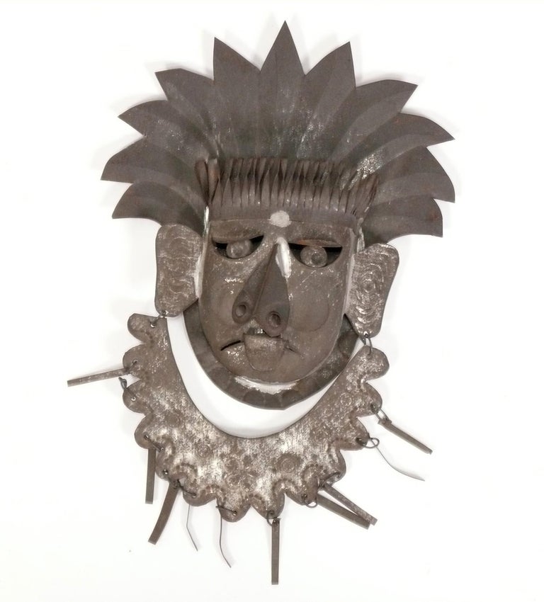 Collection of Handmade Mexican Folk Art Masks For Sale at 1stDibs