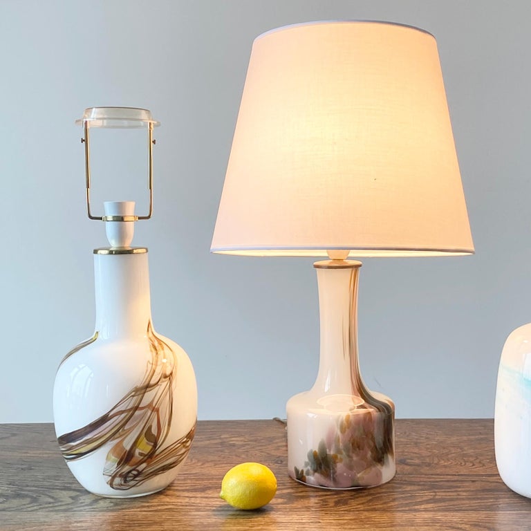 Collection of Holmegaard Lamps by Per Lütken and Michael Bang Denmark ...