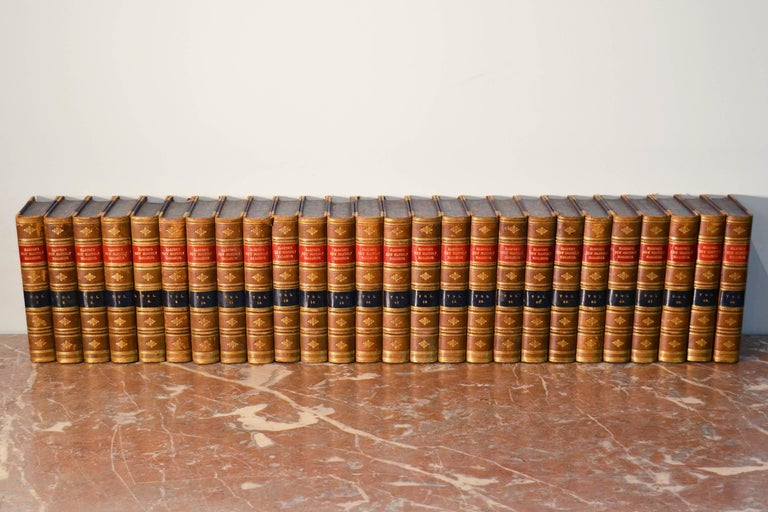 Collection of Leather Bound 19th C. Harper's ‘New Monthly Magazine ...