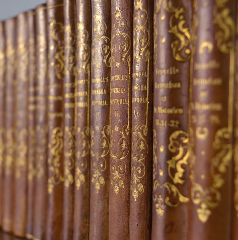 Collection of Leather Bound Books, Series 1210 at 1stDibs