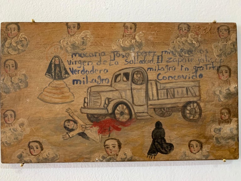 Collection of Mexican Prayer Plaques "Retablos Ex-Votos" from 1950s and ...
