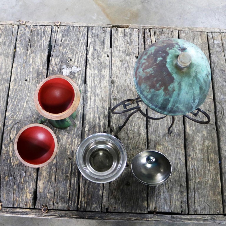 Collection of Orb Objects on Stands as Centerpiece or Object d ‘Art For ...