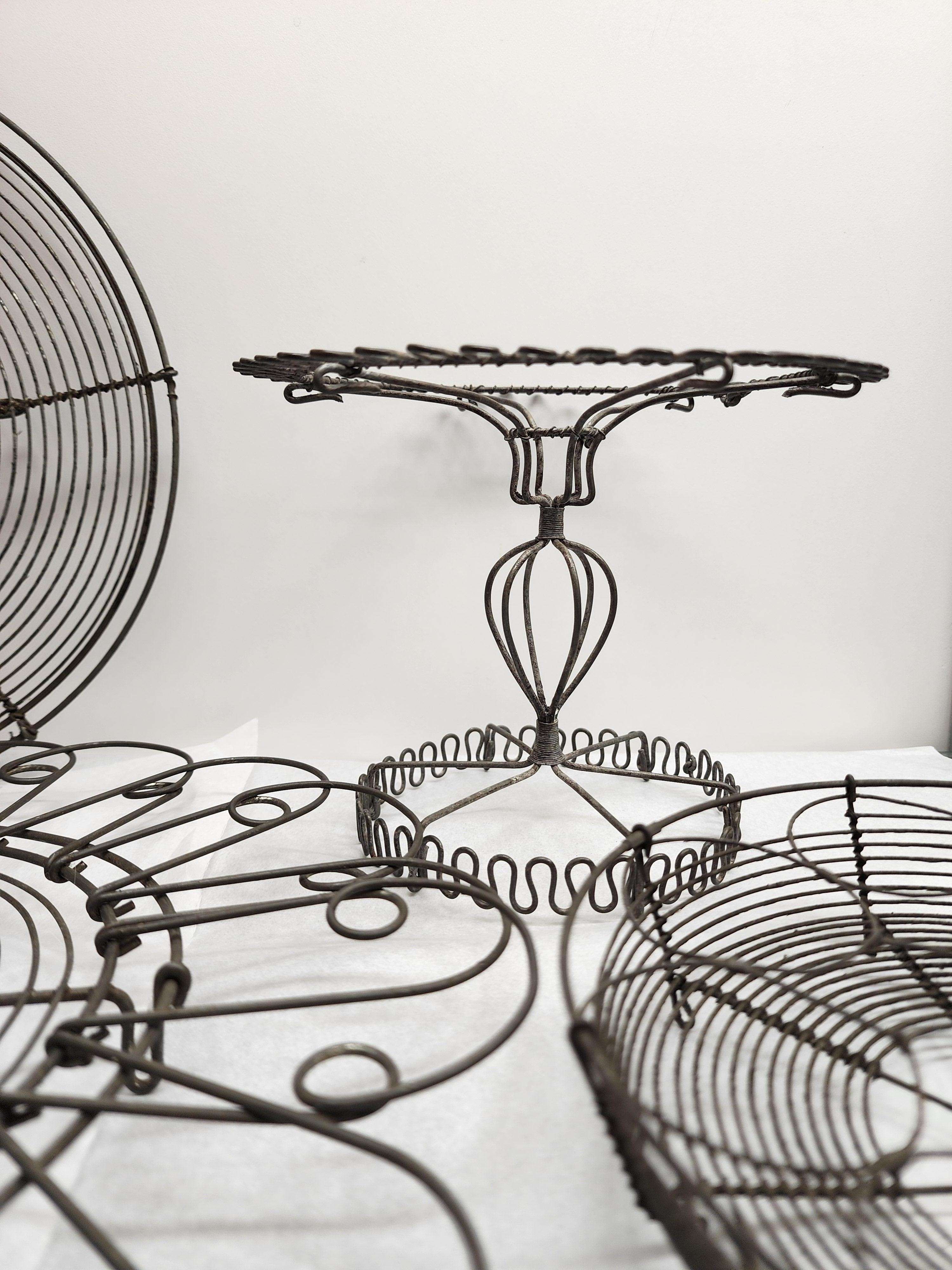 Collection Of Ornate 19th Century French Wire Bakery Displays For Sale ...