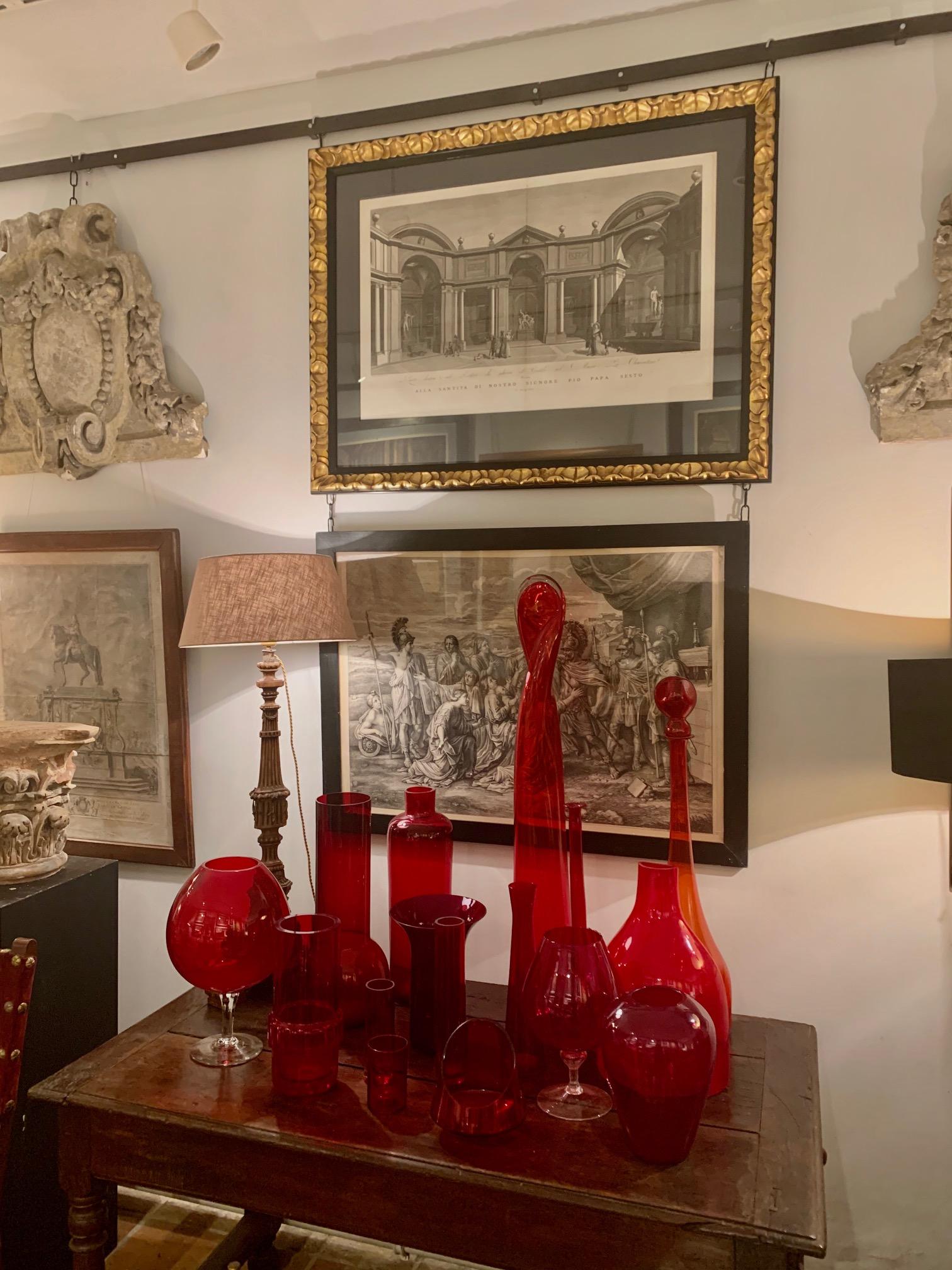 Collection of Red Glass Vases at 1stDibs | red glass vases for sale