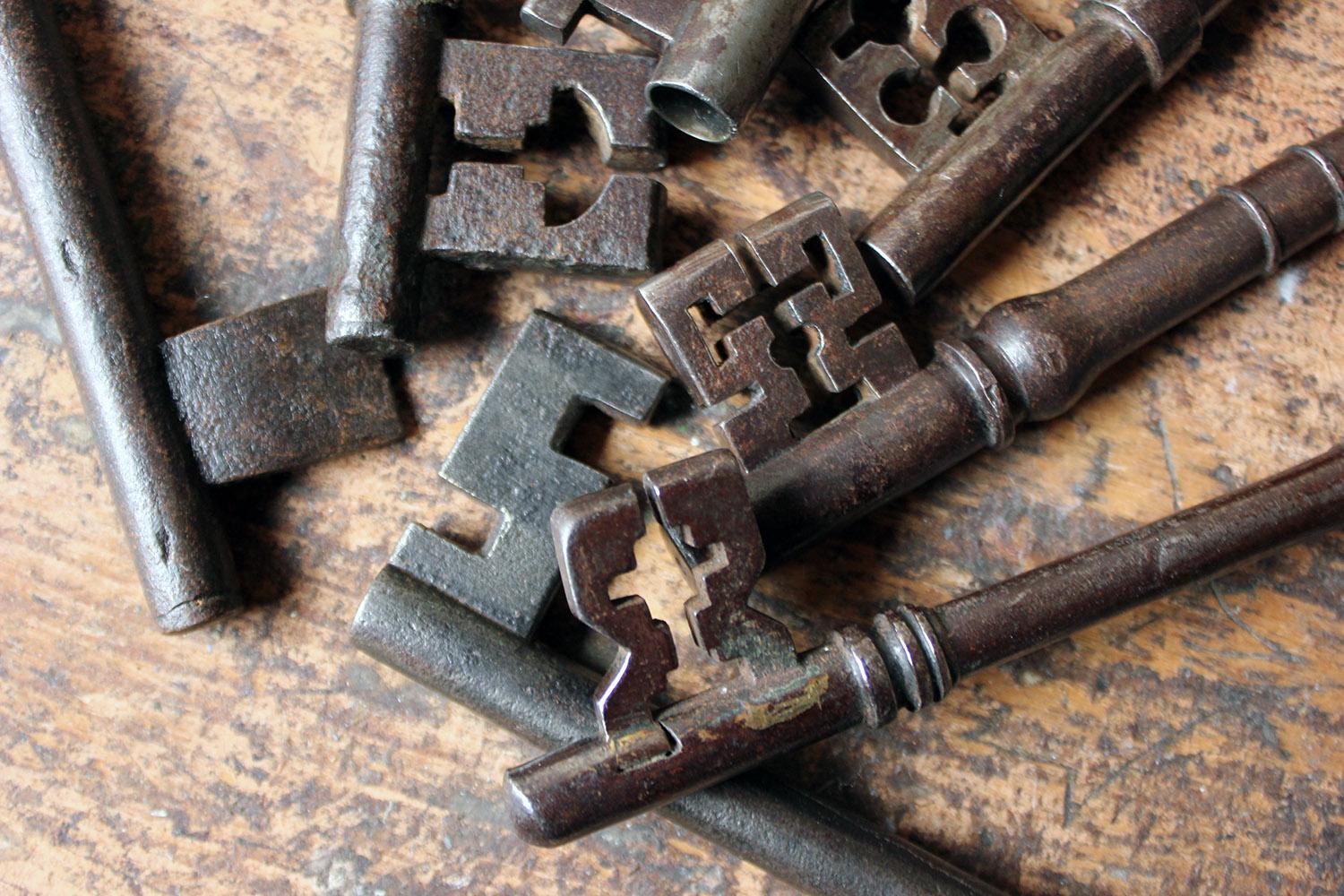Collection of Seven Antique Keys, circa 1790-1850 at 1stDibs | antique ...