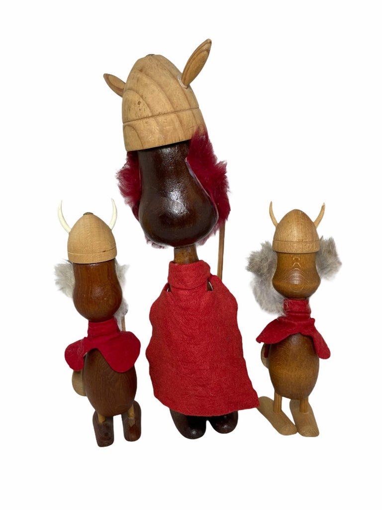 Collection of Seven Danish Vikings by Hans Bolling and Bojesen For Sale ...