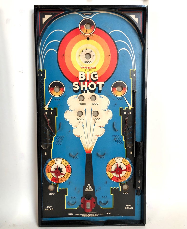 Collection of Six Antique Table Top Pinball Games, circa 1920s-1940s at ...