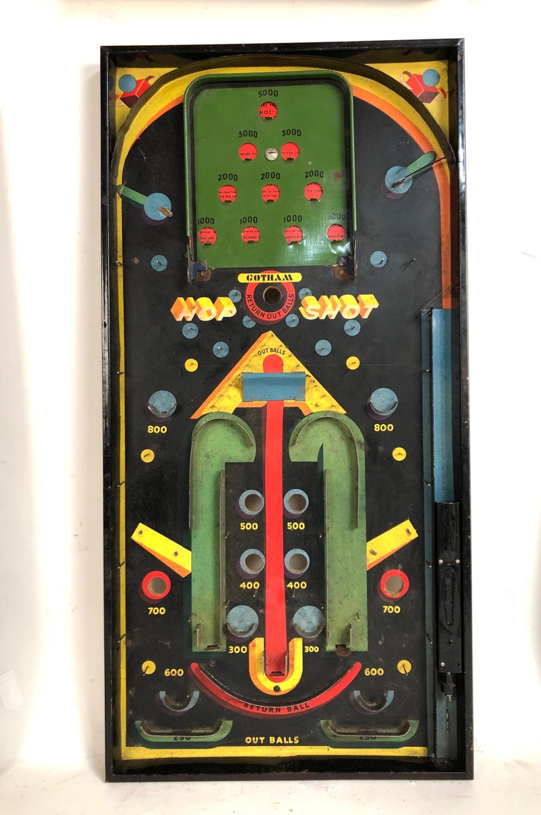 Collection of Six Antique Table Top Pinball Games, circa 1920s-1940s at ...