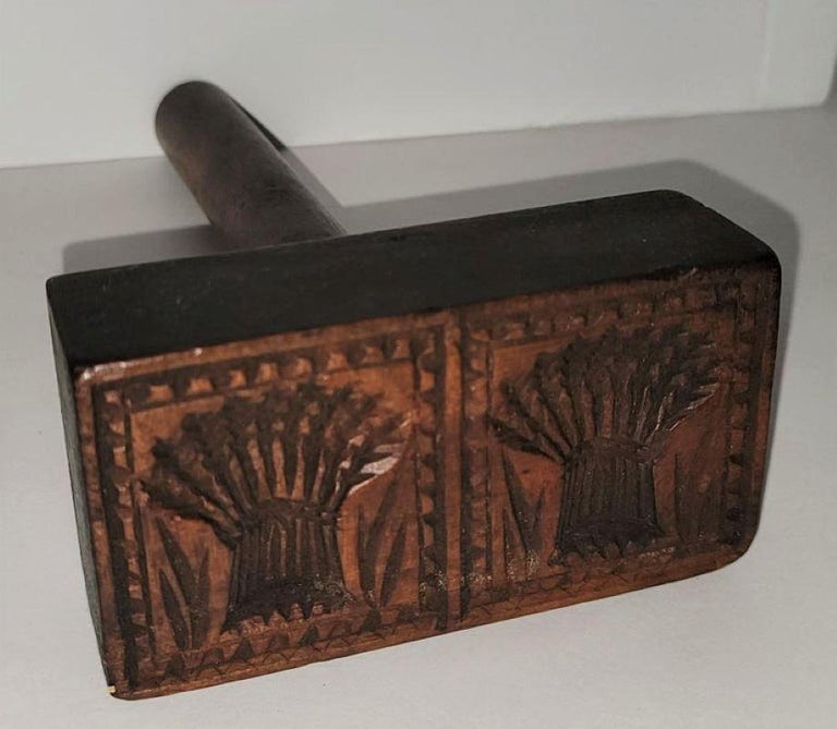 Collection of Six Hand Carved Butter Stamps For Sale at 1stDibs ...