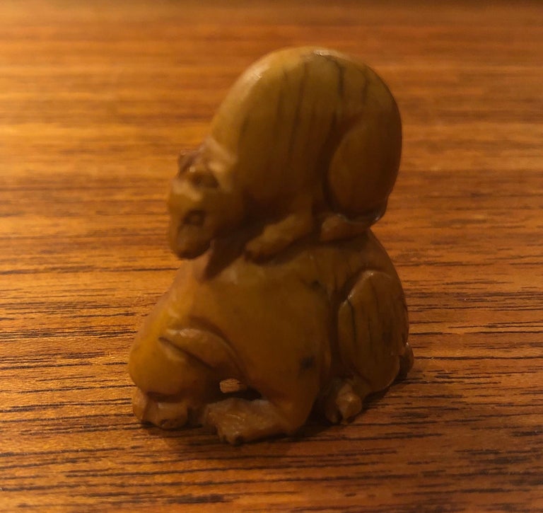 Collection of Six Japanese Netsukes For Sale at 1stDibs