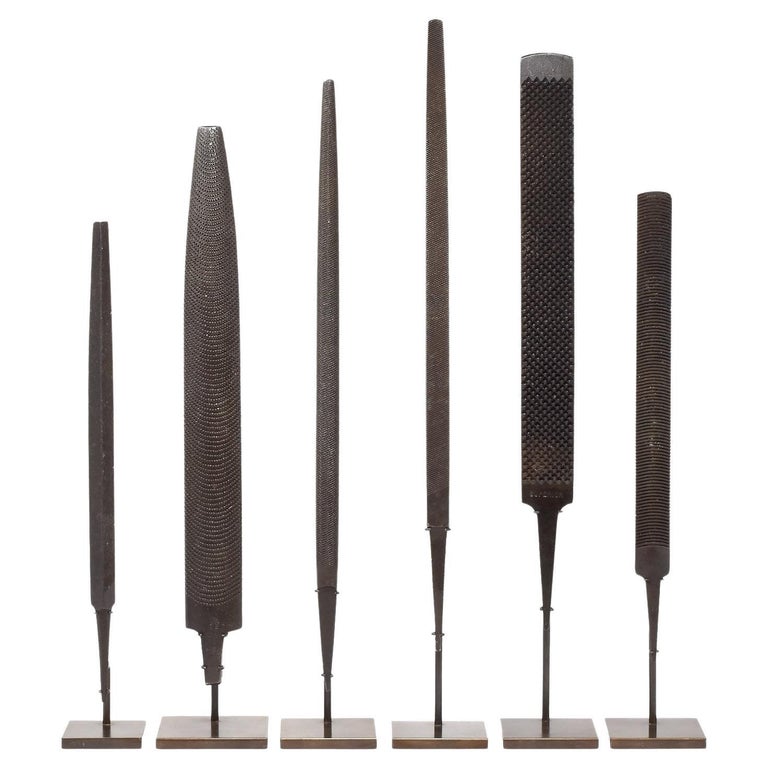 Collection of Six Vintage Woodworking Files For Sale at 1stDibs
