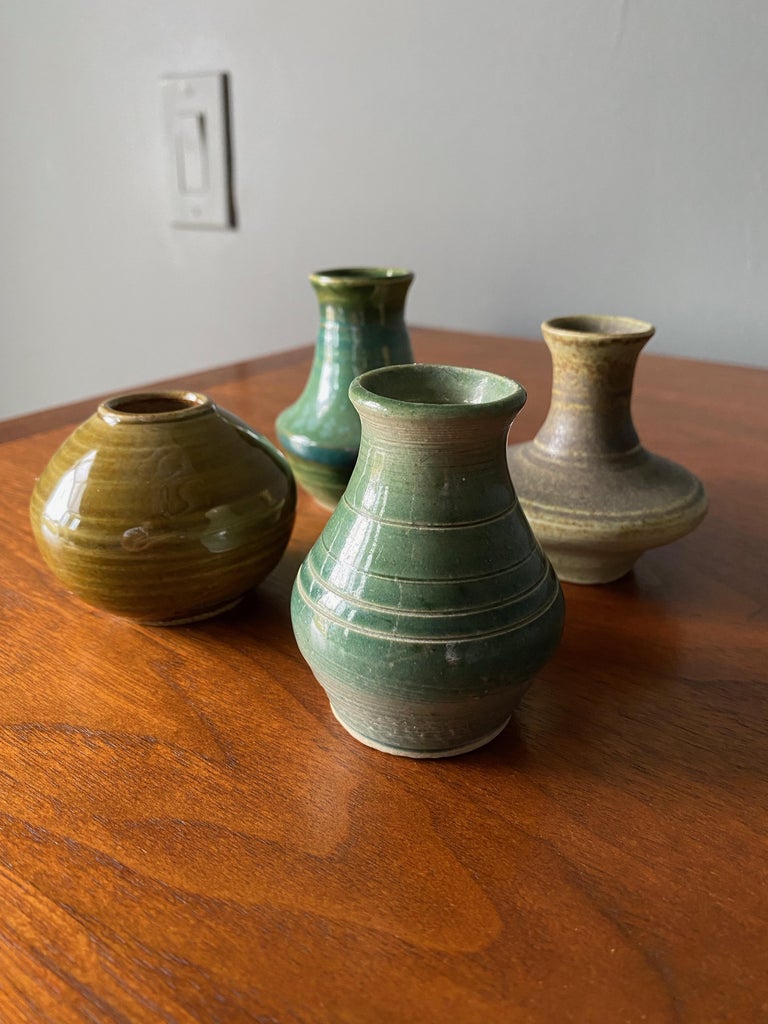 Collection of Studio Pottery Signed Weed Pots, circa 1980 For Sale at ...