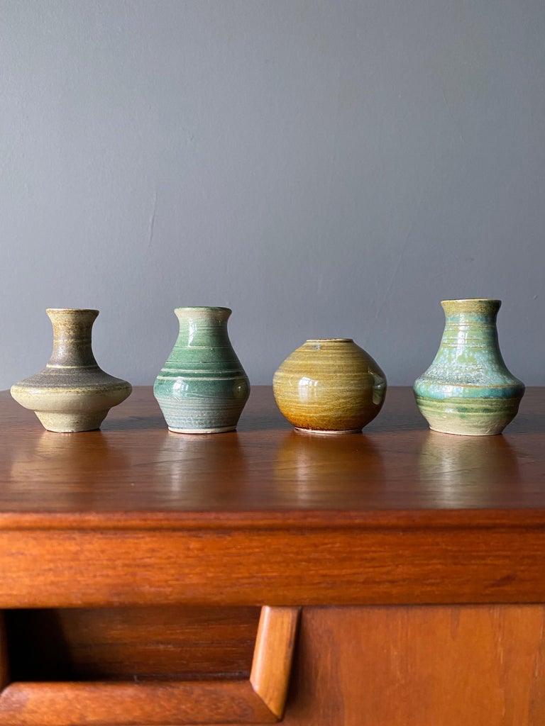 Collection of Studio Pottery Signed Weed Pots, circa 1980 For Sale at ...