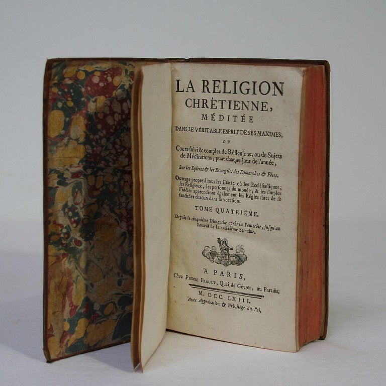 Collection of Ten French 18th Century Leather Books at 1stDibs