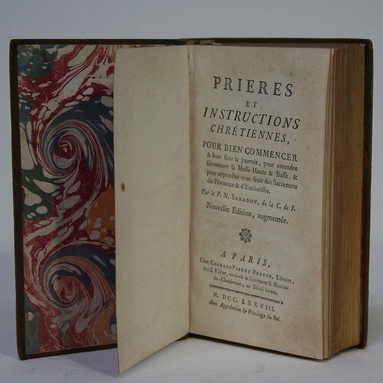 Collection of Ten French 18th Century Leather Books For Sale at 1stdibs