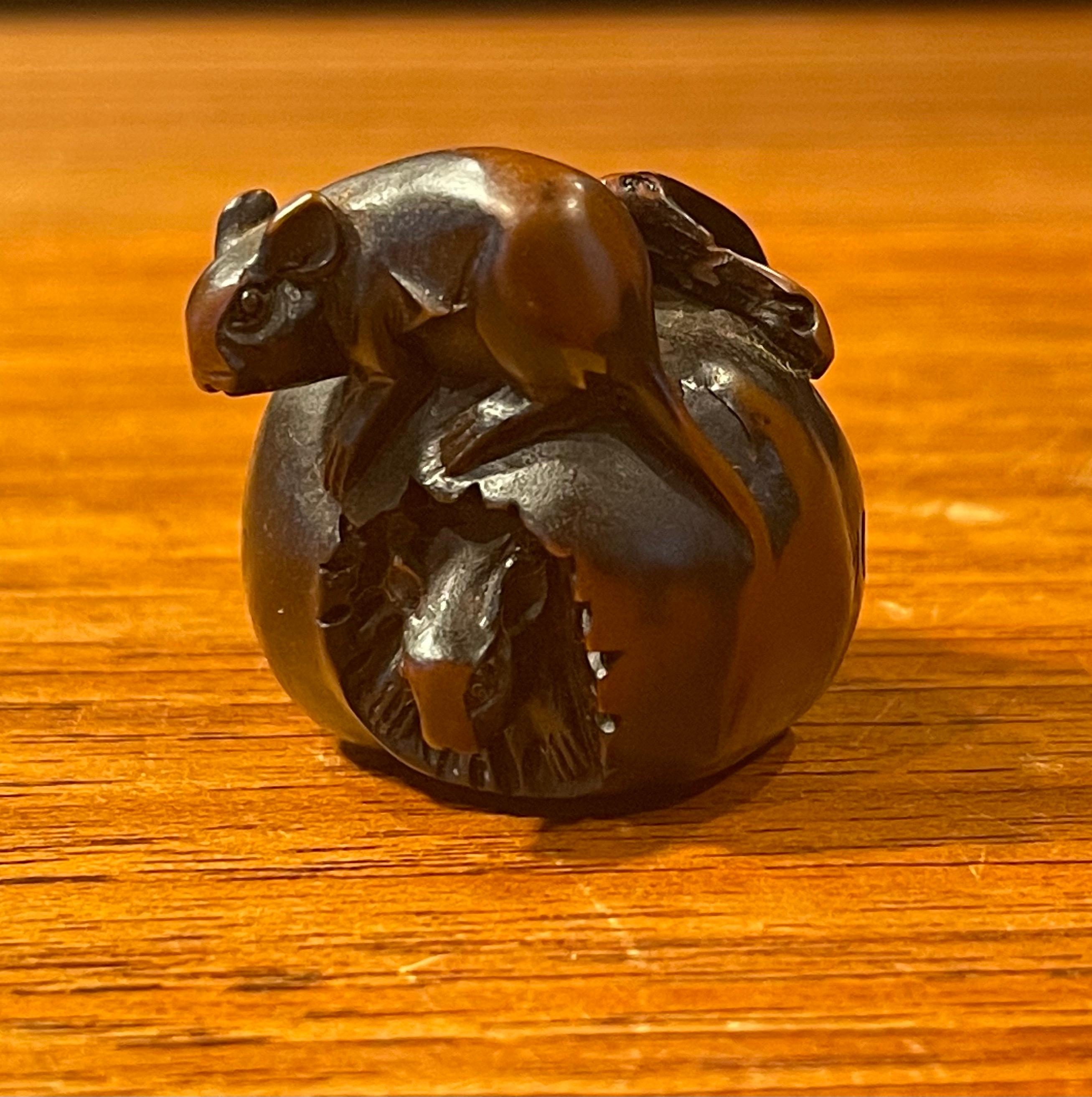 Collection of Three Japanese Netsukes at 1stDibs