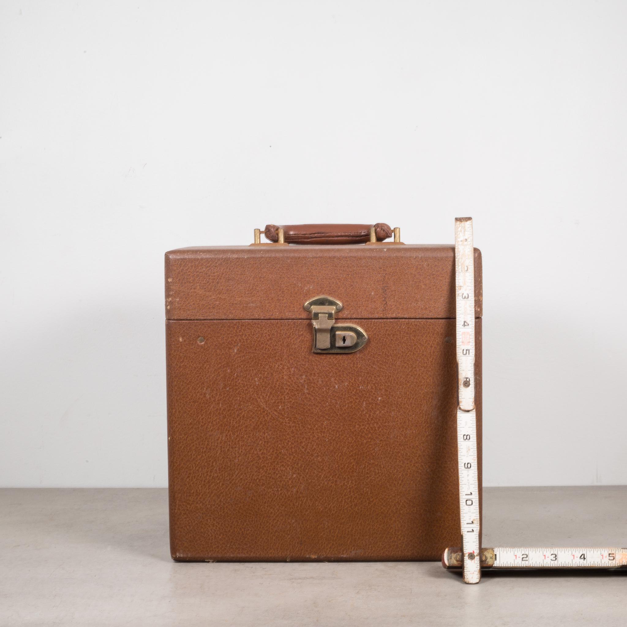 Collection of Vintage Records in Case circa 1940-1950 at 1stDibs