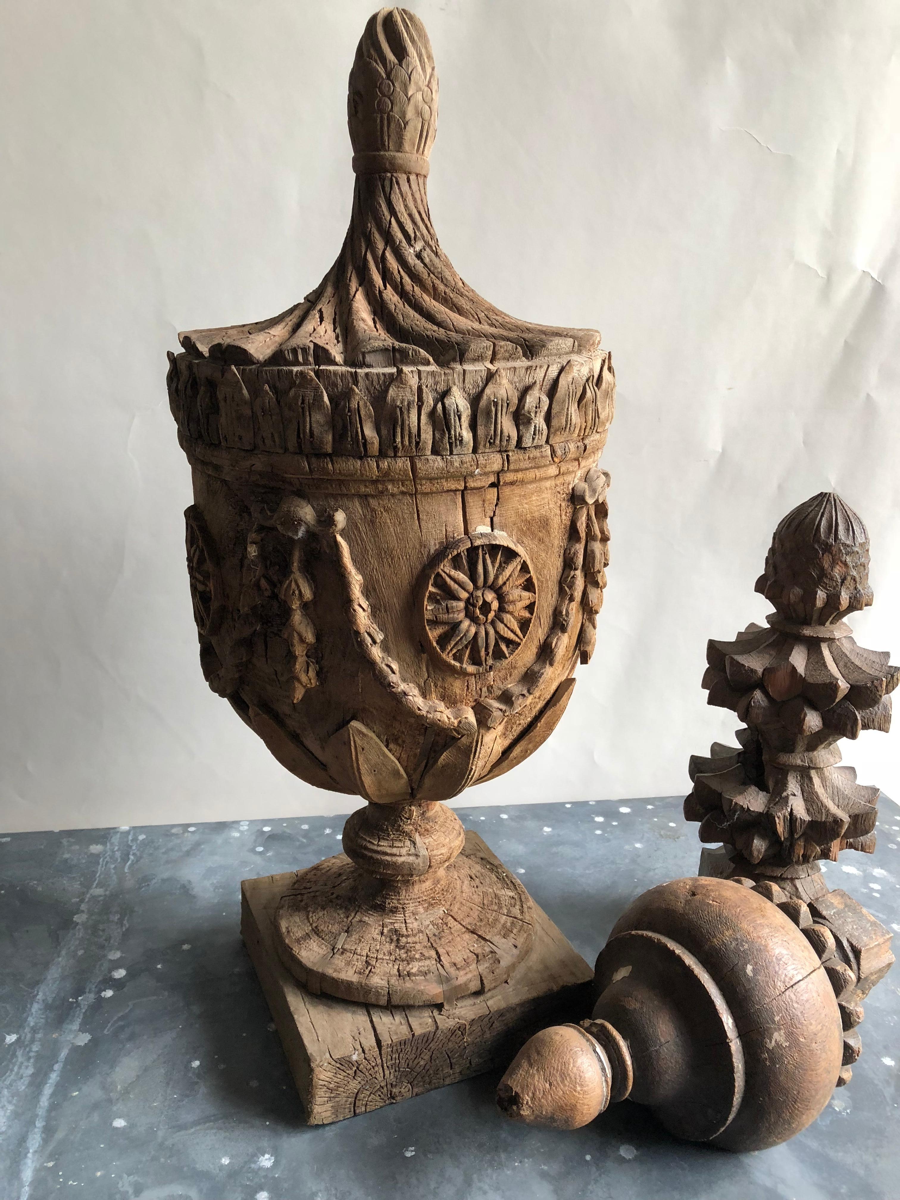 Collection Of Wood Finials at 1stDibs