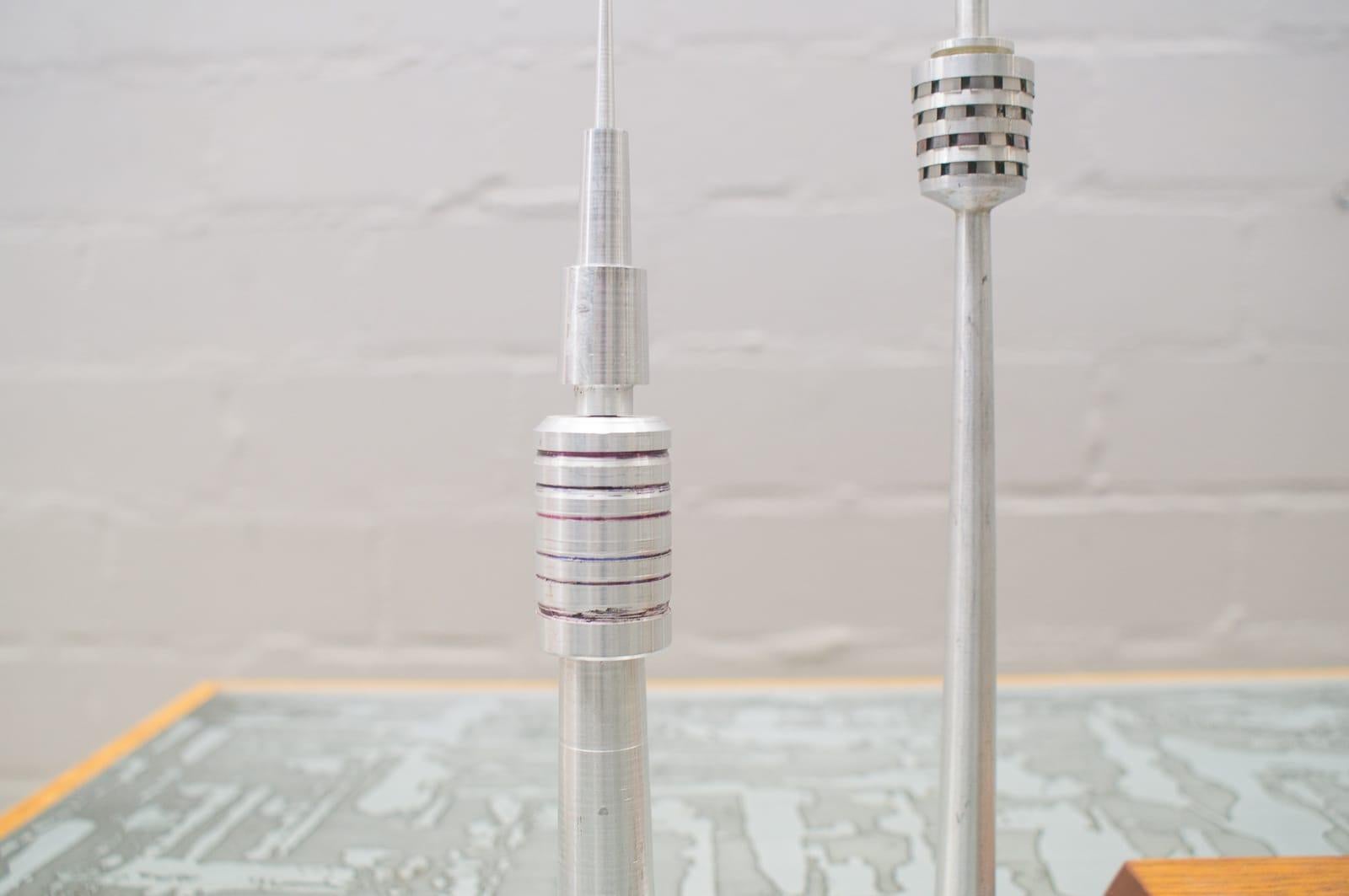 Collection Vintage Space Age Looking TV Tower Models 1970 from Europe ...