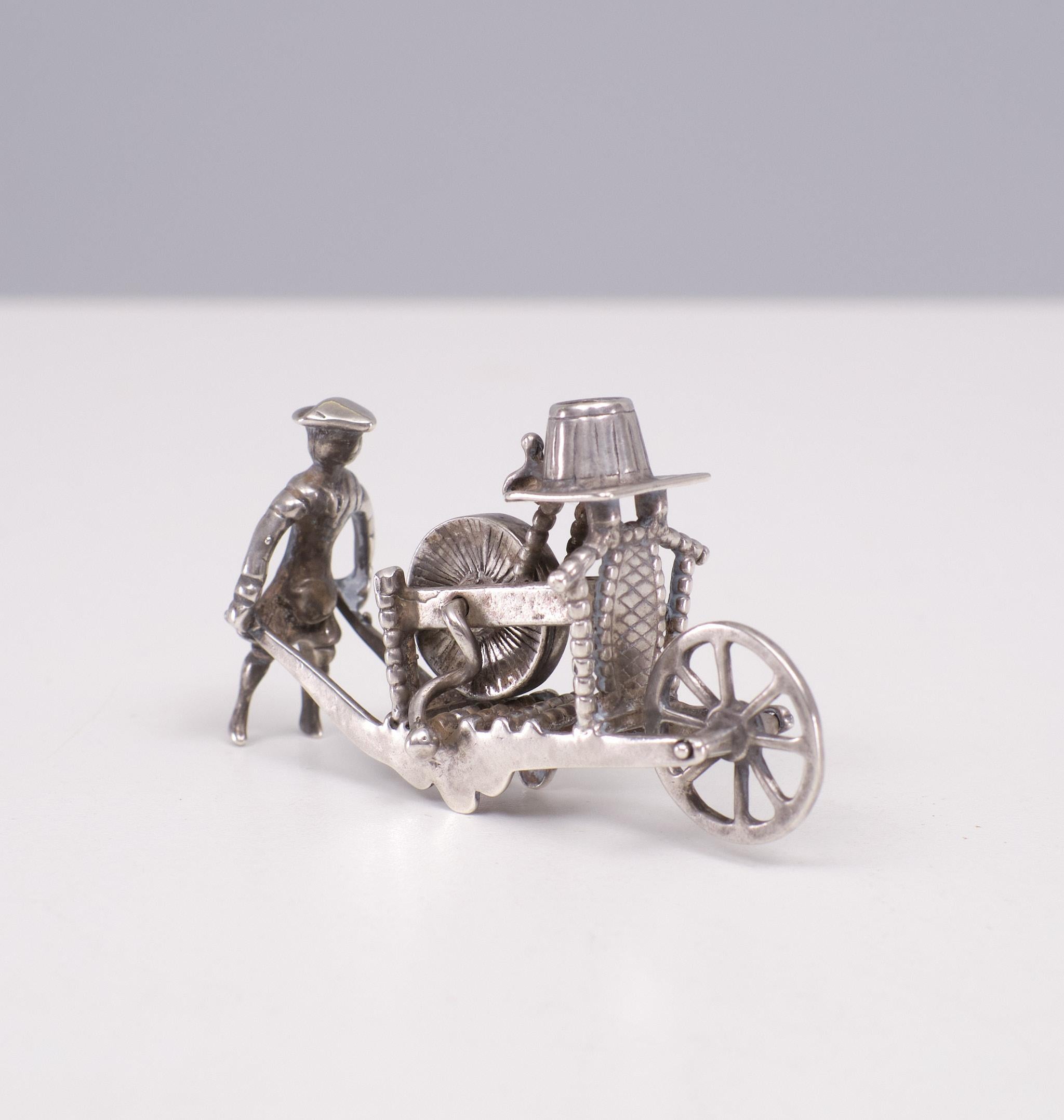 Collections Dutch Silver miniatures depicting old professions For Sale ...
