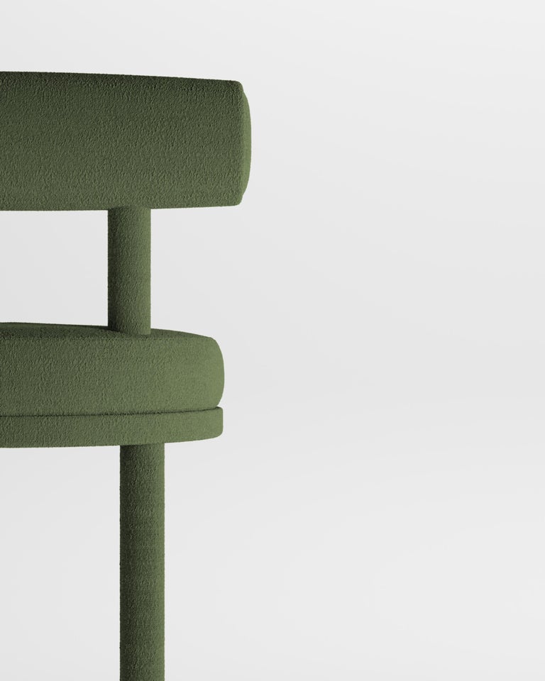 Collector Contemporary Modern Moca Bar in Bouclé Green by Studio Rig ...