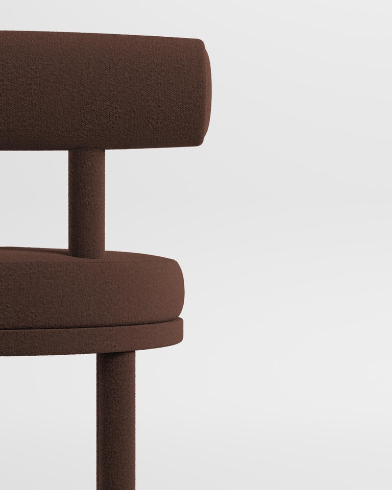 Collector Modern Moca Chair in Boucle Dark Brown by Studio Rig For Sale ...