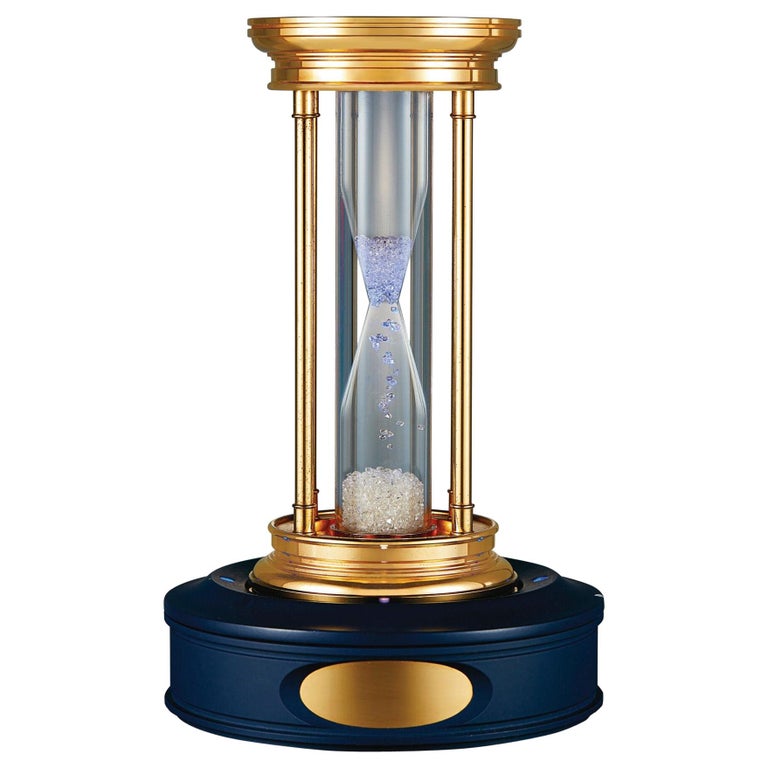 Collectors Limited Edition De Beers Diamond Hourglass For Sale at 1stDibs