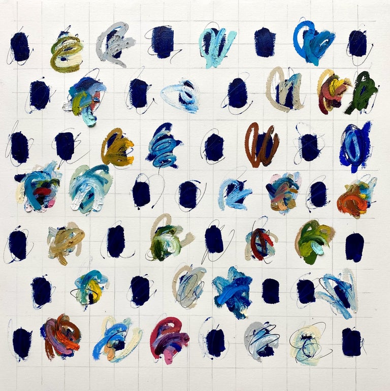 Colleen Leach - Blue Mesas by Colleen Leach, Contemporary Framed ...