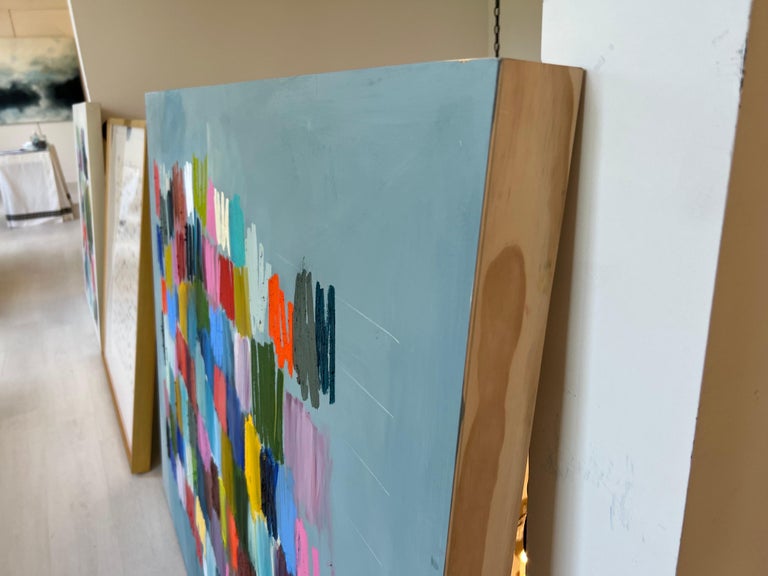 Colleen Leach - Drama Mama by Colleen Leach, Large Colorful oil on ...