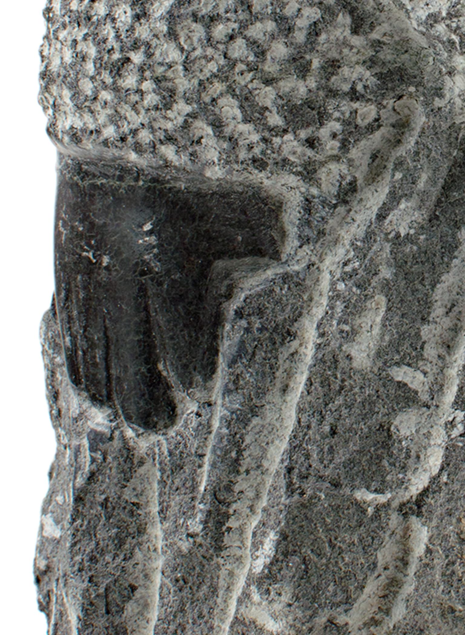 Colleen Madamombe - "Paying Attention (C-46)" Black Serpentine Stone ...