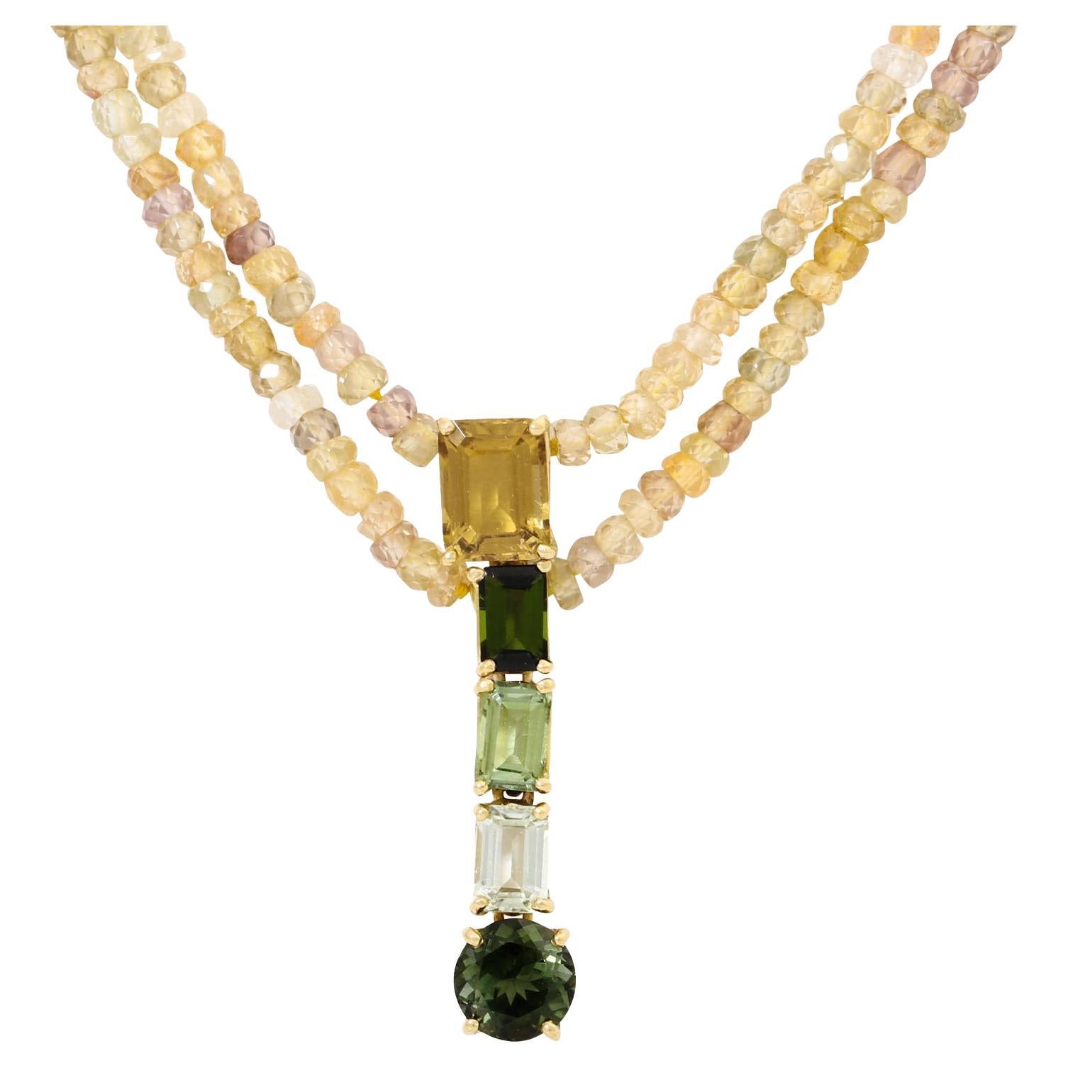 Real Hair Collier with Gold-Plated Intermediate Part For Sale at 1stDibs