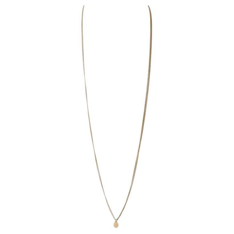 Collier, Five -Row with Folding Clasp, Yellow Gold 14 K. Length Approx ...