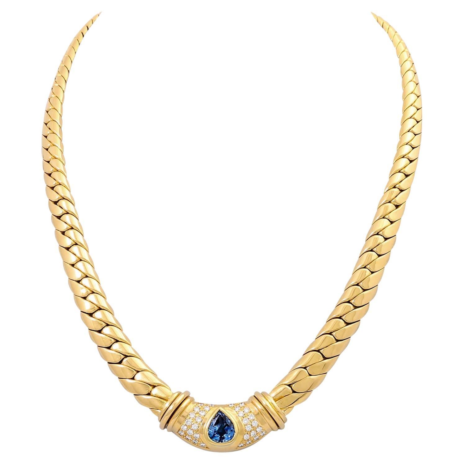 Collier with Tahitiperlen and Brilliant For Sale at 1stDibs