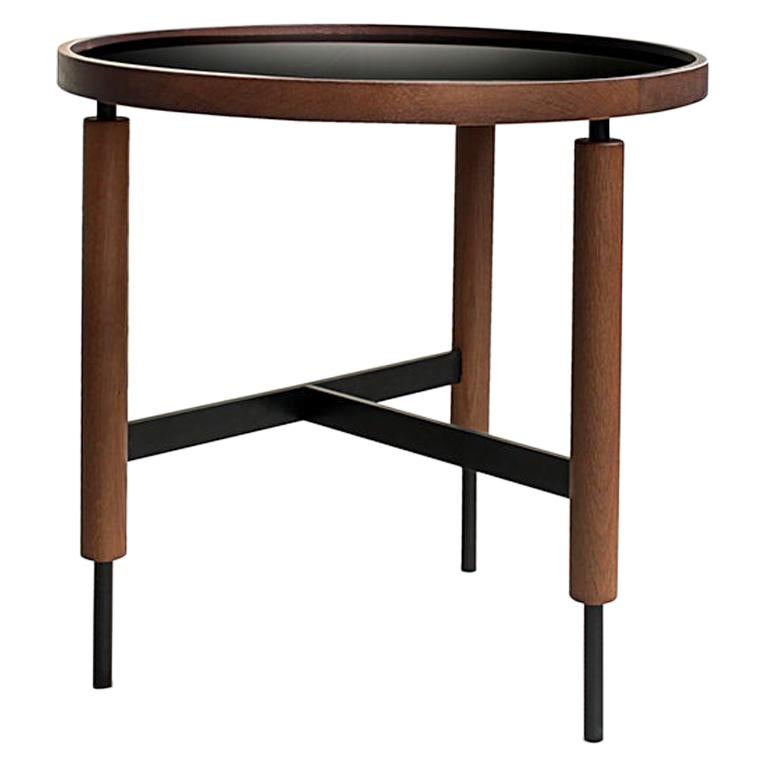 Sandstone Gabrielle Side Table Handsculped by Hermine Bourdin at 1stDibs