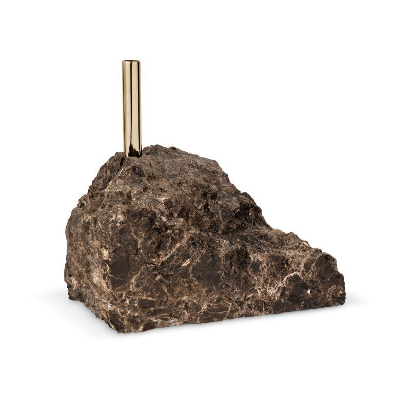 Collis I - Mable Plant Stand | Marble vase | Centerpiece | Natural ...