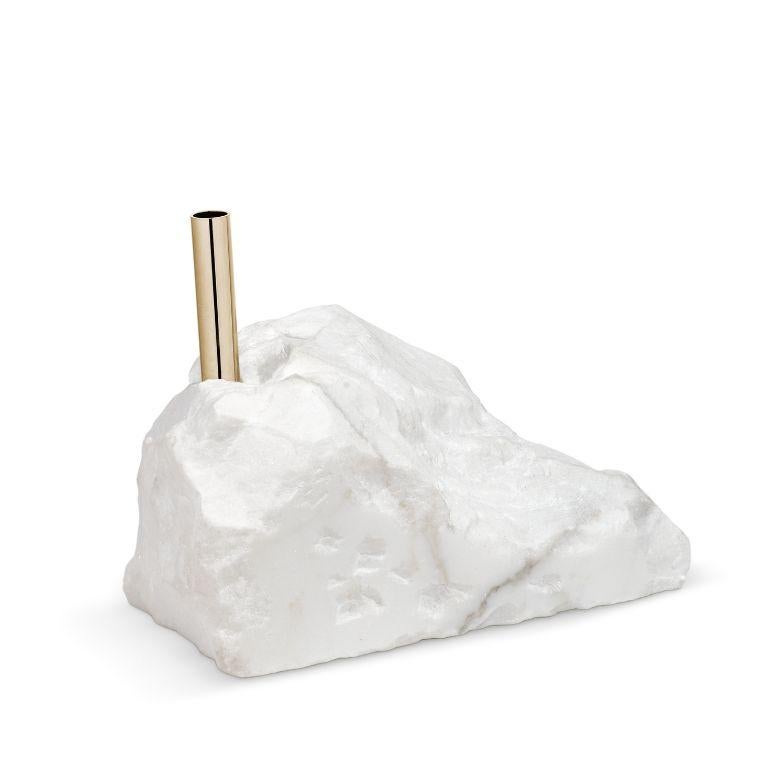 Collis I - Marble Plant stand | Emperor Marble | Centerpiece | Rocky ...