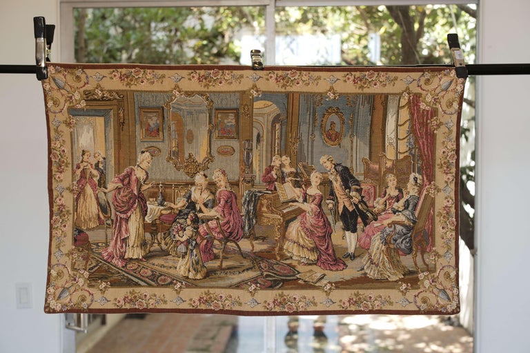 Colonial America and Music Culture Wall-Hanging For Sale at 1stDibs ...