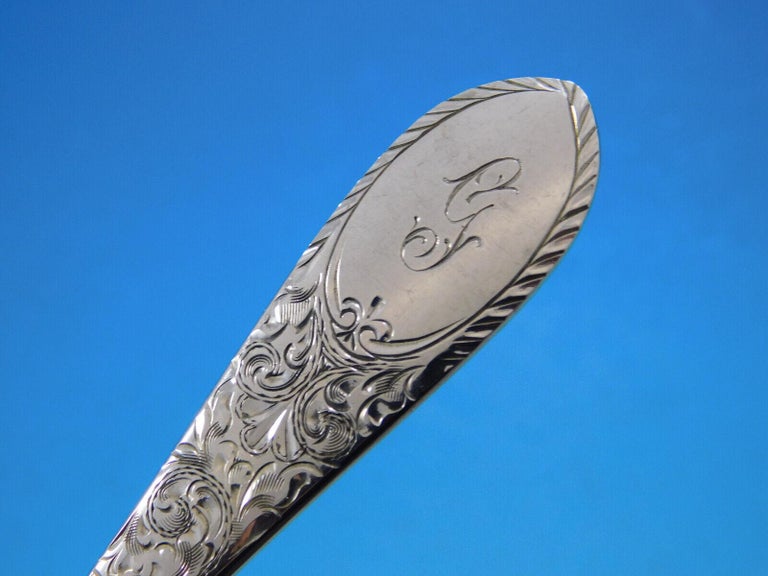 Colonial Engraved by Gorham Sterling Silver Flatware Set 24 Pc Dinner G ...