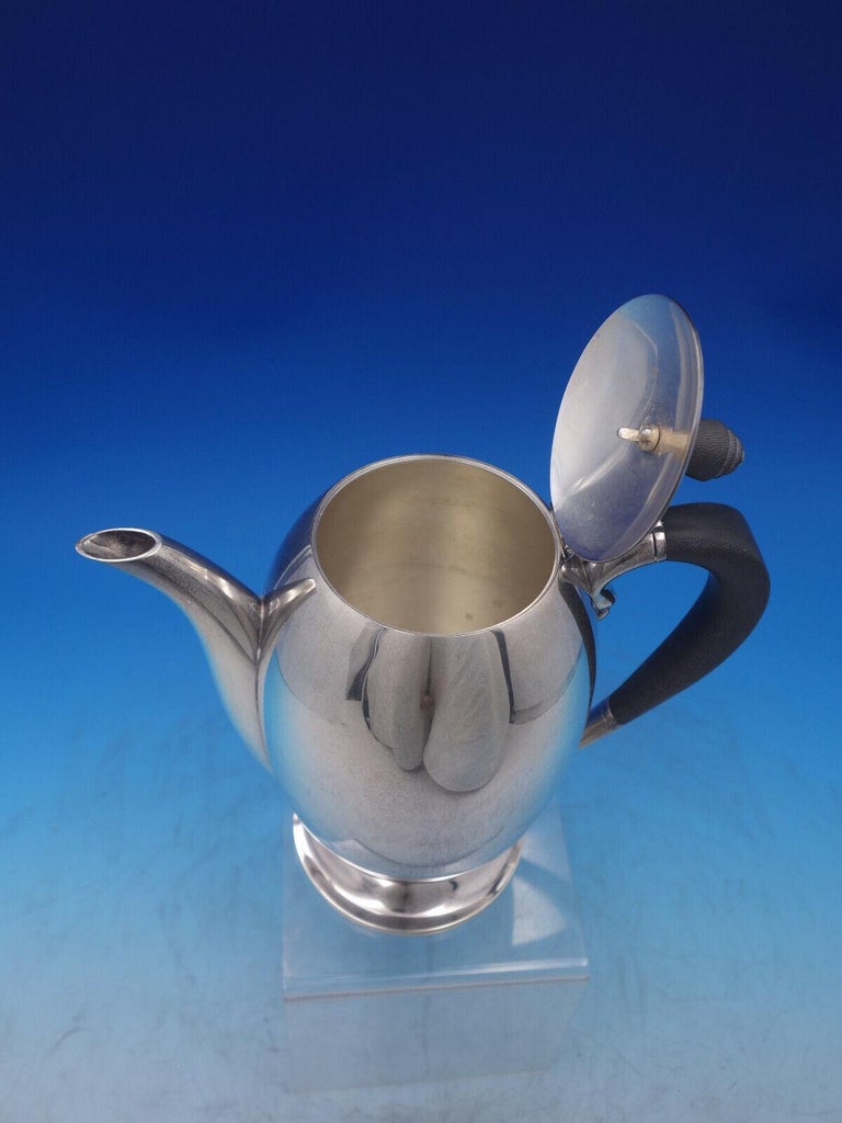 Colonial Fiddle by Tuttle Sterling Silver Tea Set 5 Piece '#6120 ...