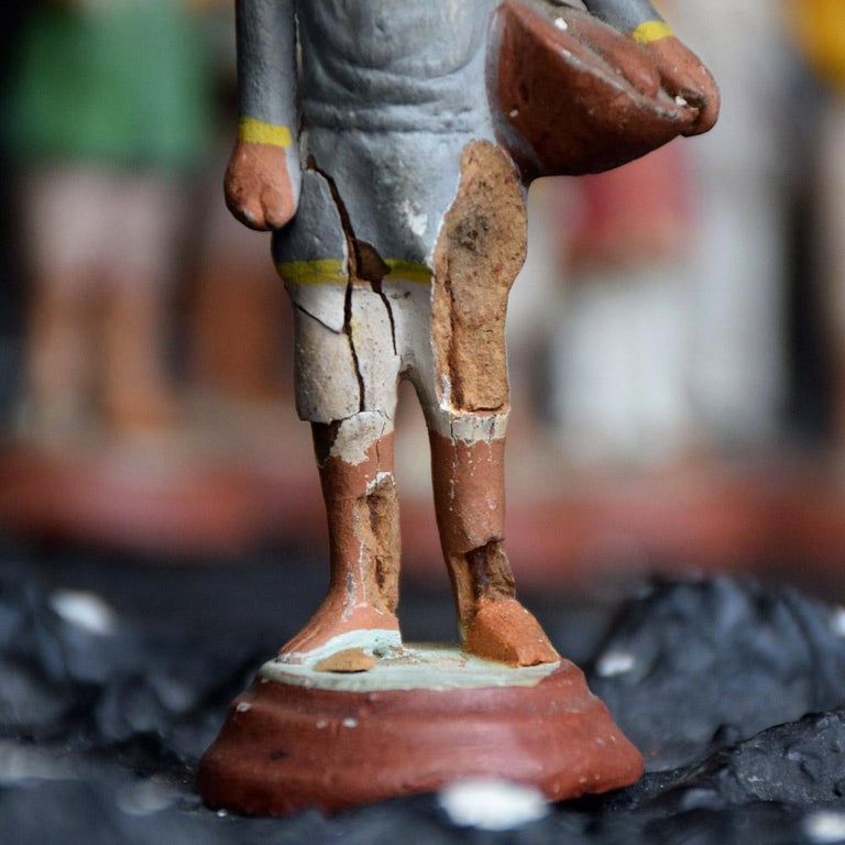 Colonial India Clay Figures at 1stDibs