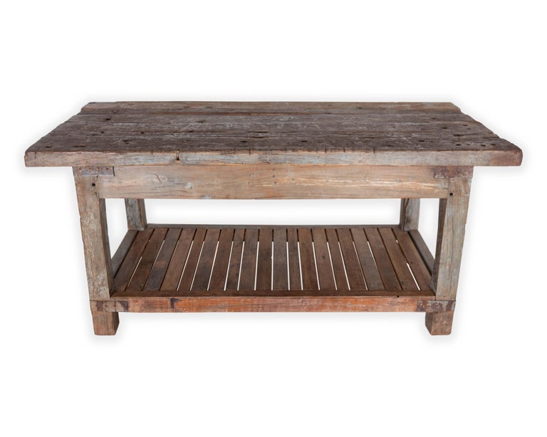 Colonial Tradesman's Console Table at 1stDibs