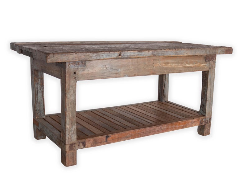 Colonial Tradesman's Console Table at 1stDibs