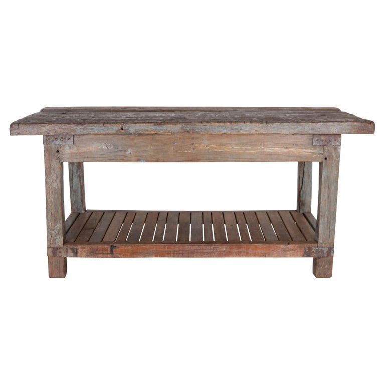 Colonial Tradesman's Console Table at 1stDibs